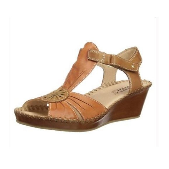 PIKOLINOS | Shoes | Pikolinos Womens Petro Wedge Leather Slingback ...
